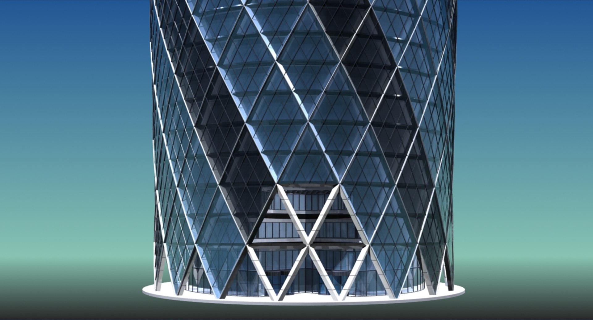 Gherkin 30 St Mary 3D Model - TurboSquid 1271947