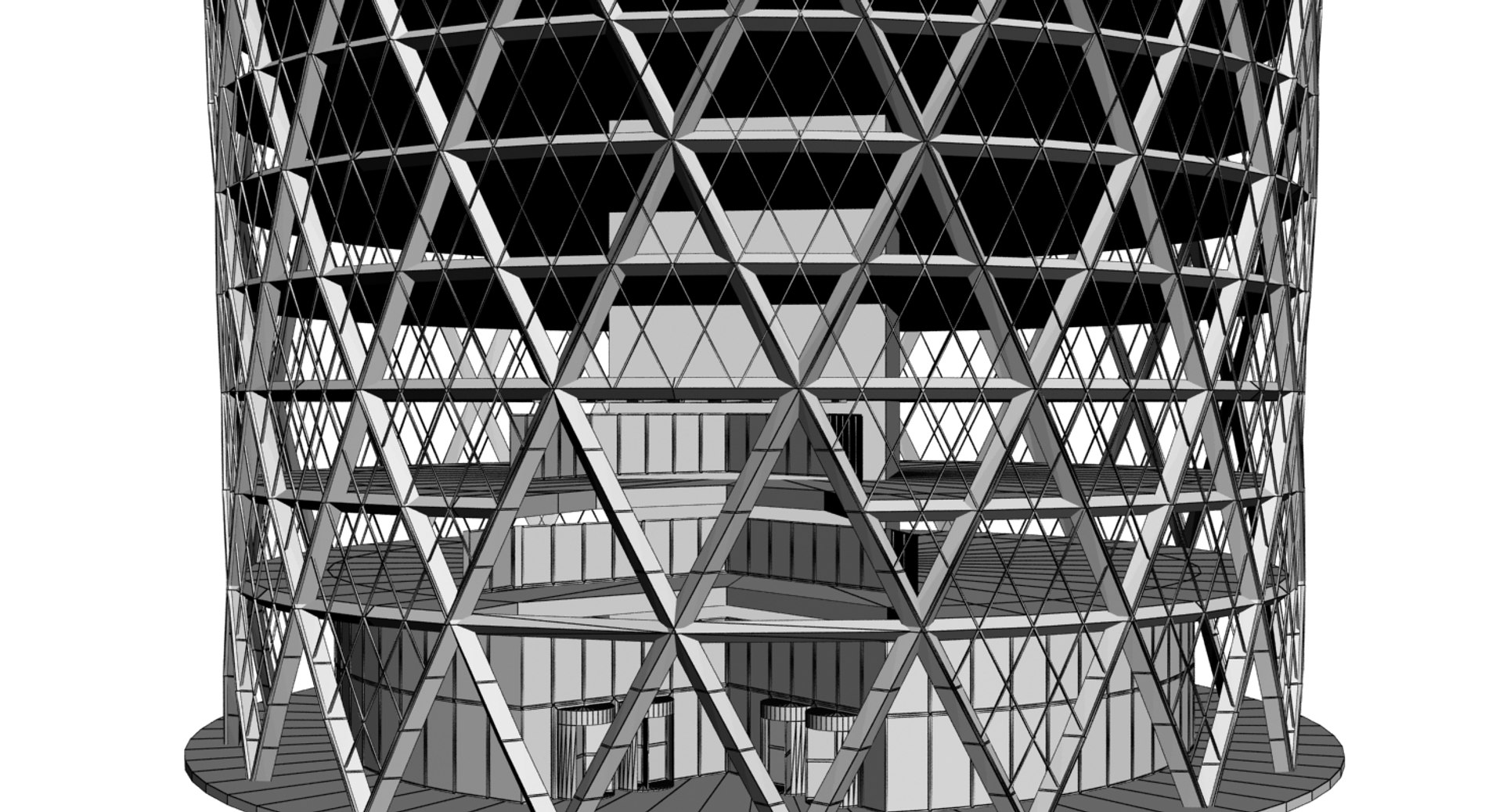 Gherkin 30 St Mary 3D Model - TurboSquid 1271947