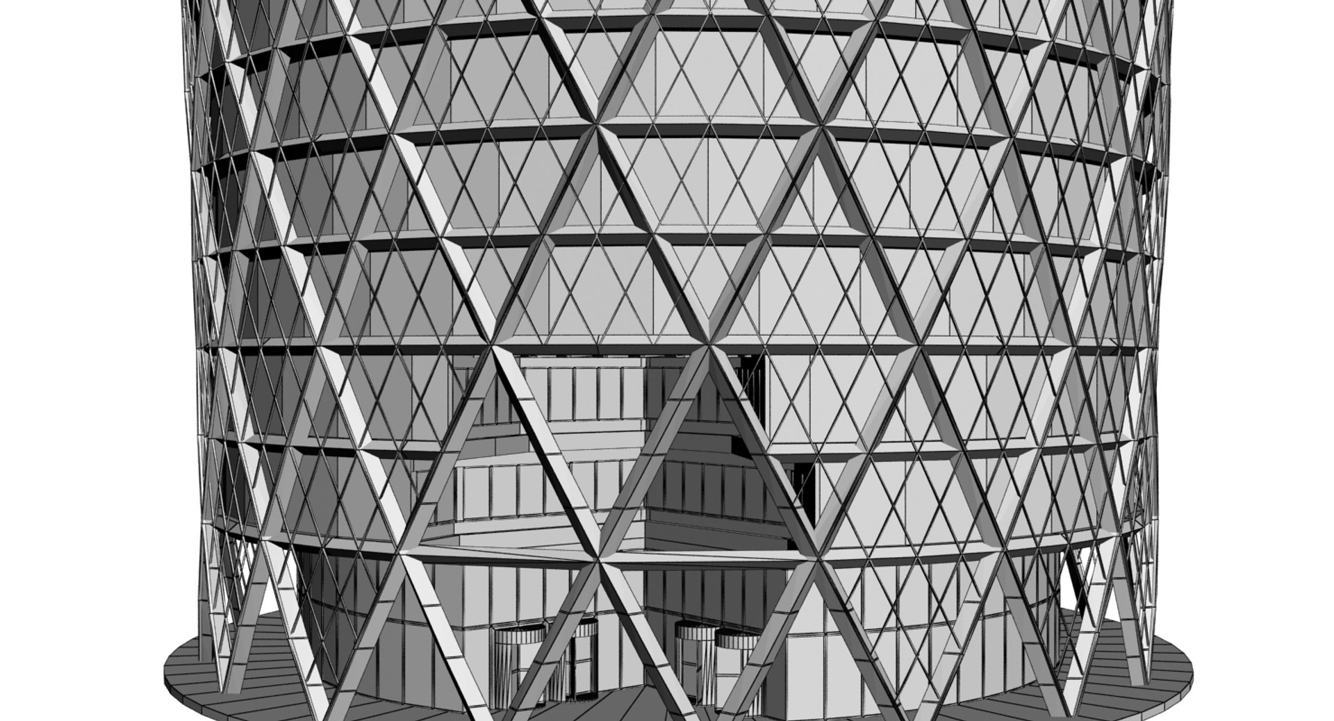 Gherkin 30 St Mary 3D Model - TurboSquid 1271947