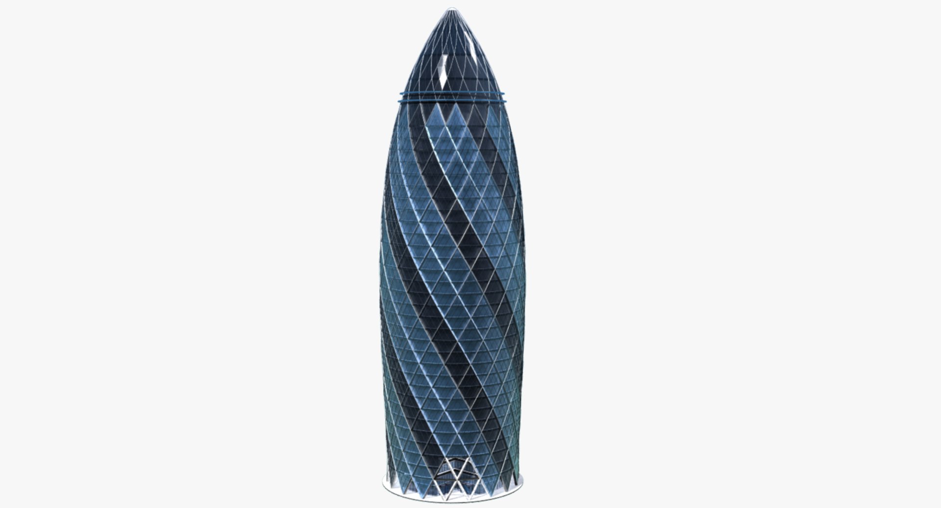 Gherkin 30 St Mary 3D Model - TurboSquid 1271947