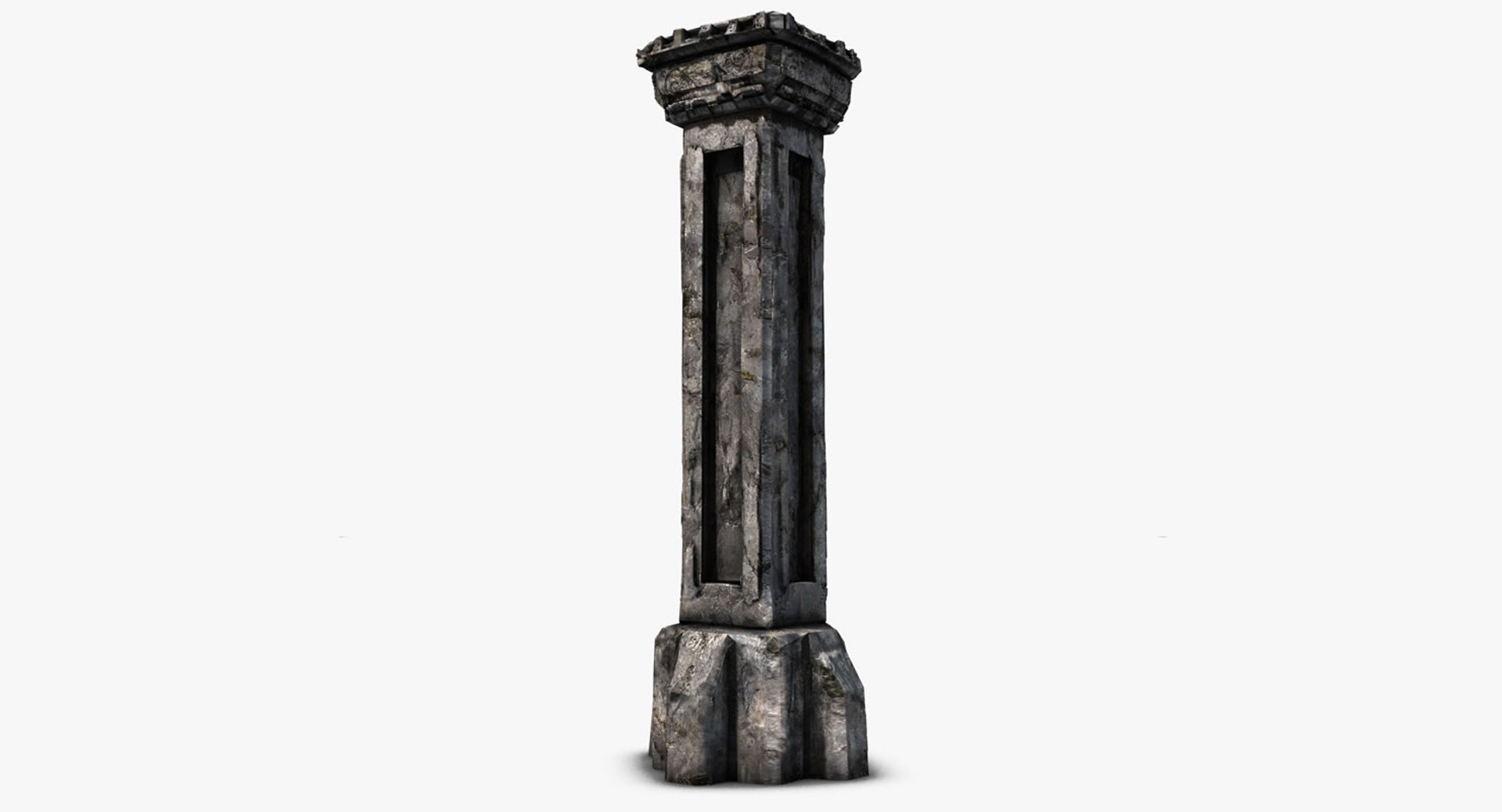 3d 3ds Stone Column