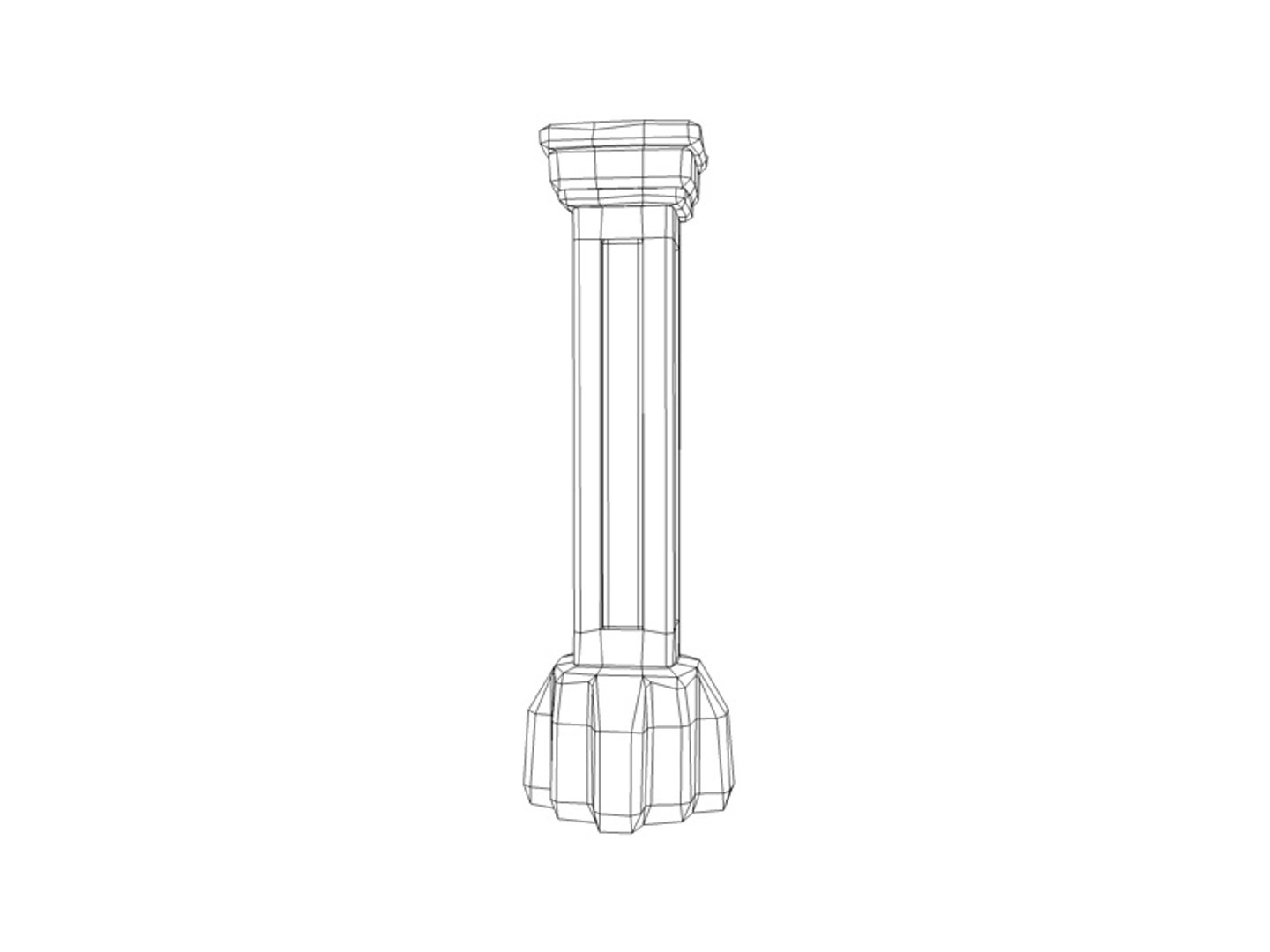 3d 3ds Stone Column