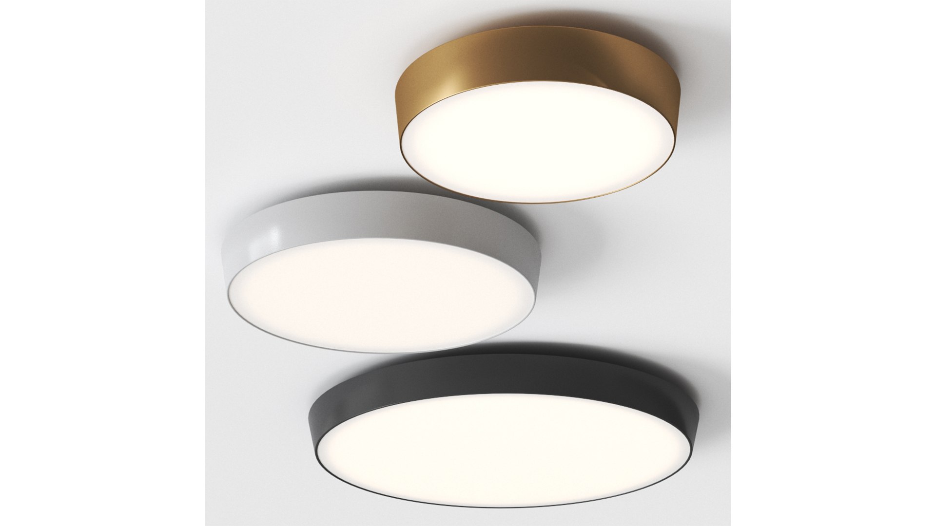 CIRCULAR C Ceiling Light By Schatti 3D Model - TurboSquid 1906541