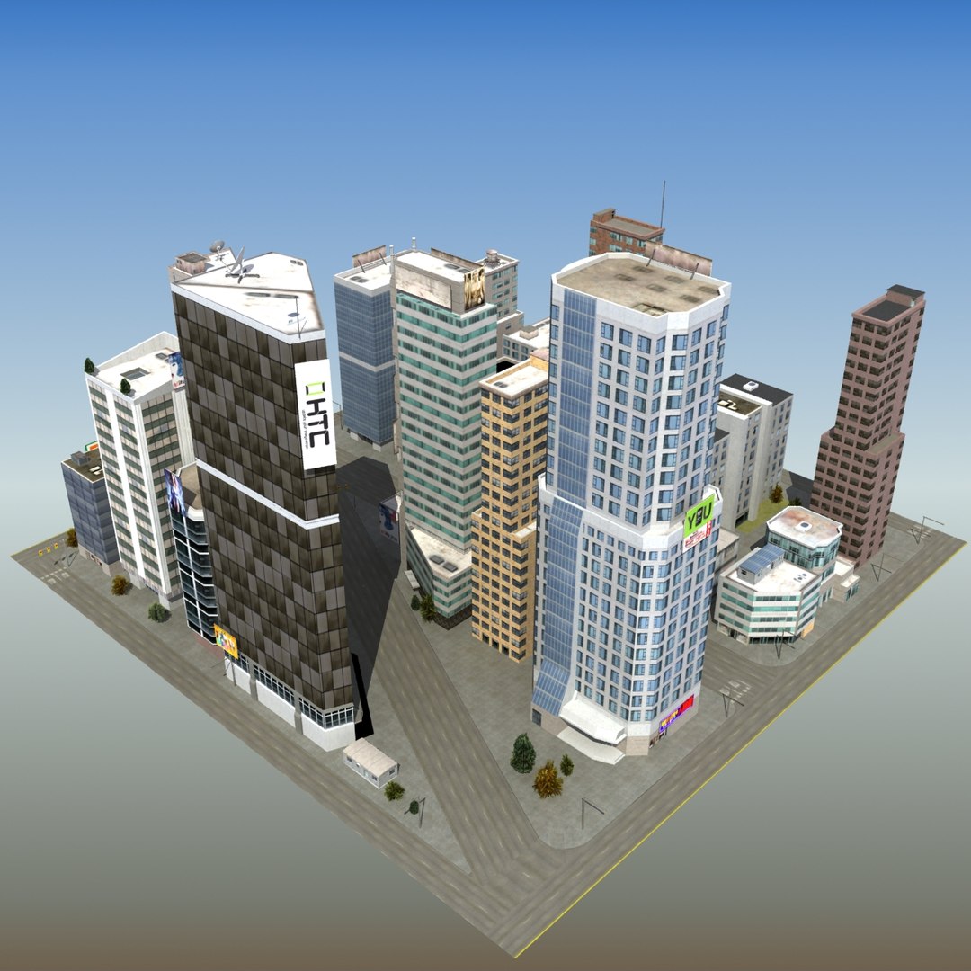 Skyscraper City Block Max
