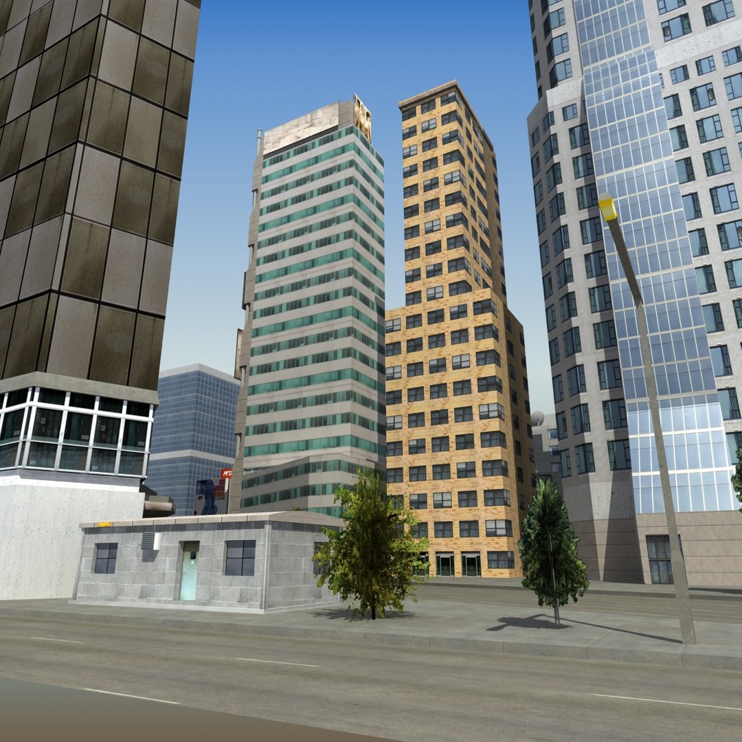 skyscraper city block max