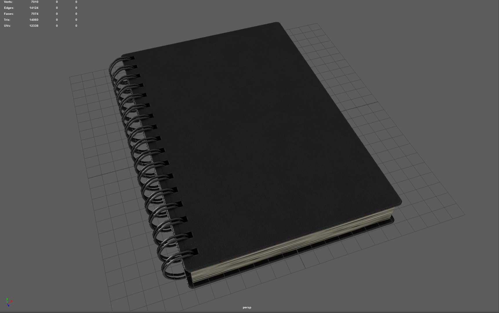 Spiral Notebooks model - TurboSquid 2158302