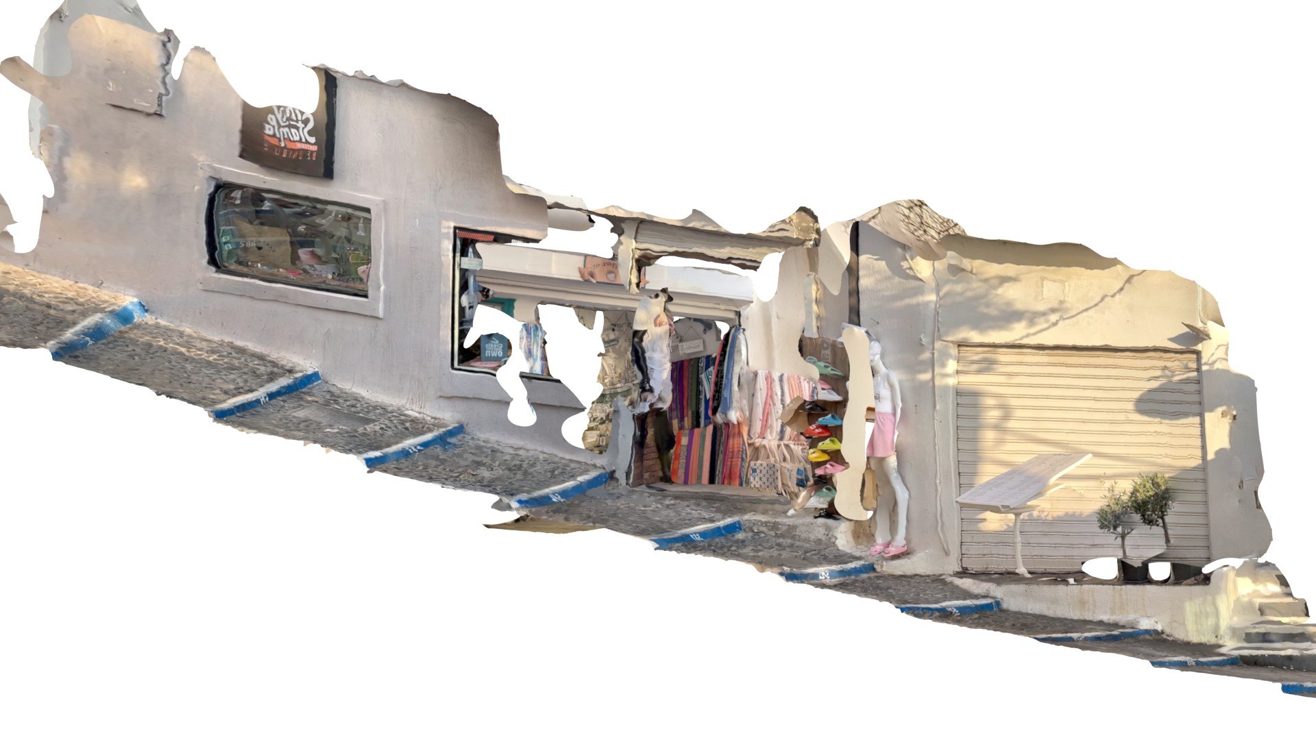 3D Model Steps In Thira Santorini Greece - TurboSquid 1936995