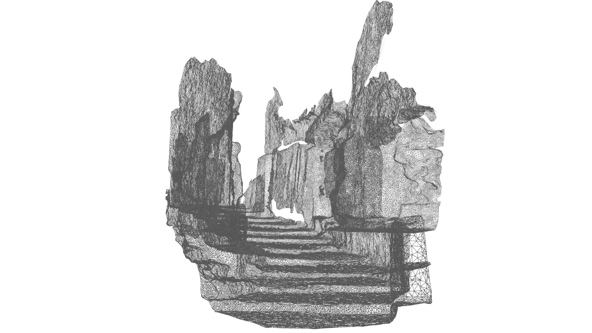 3D Model Steps In Thira Santorini Greece - TurboSquid 1936995