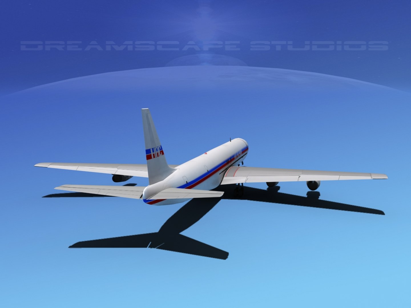 Douglas Dc-8 3d Dwg