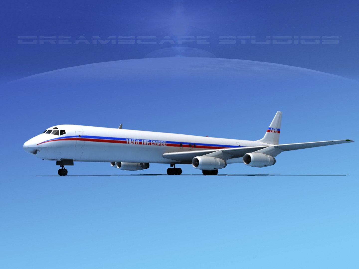 Douglas Dc-8 3d Dwg