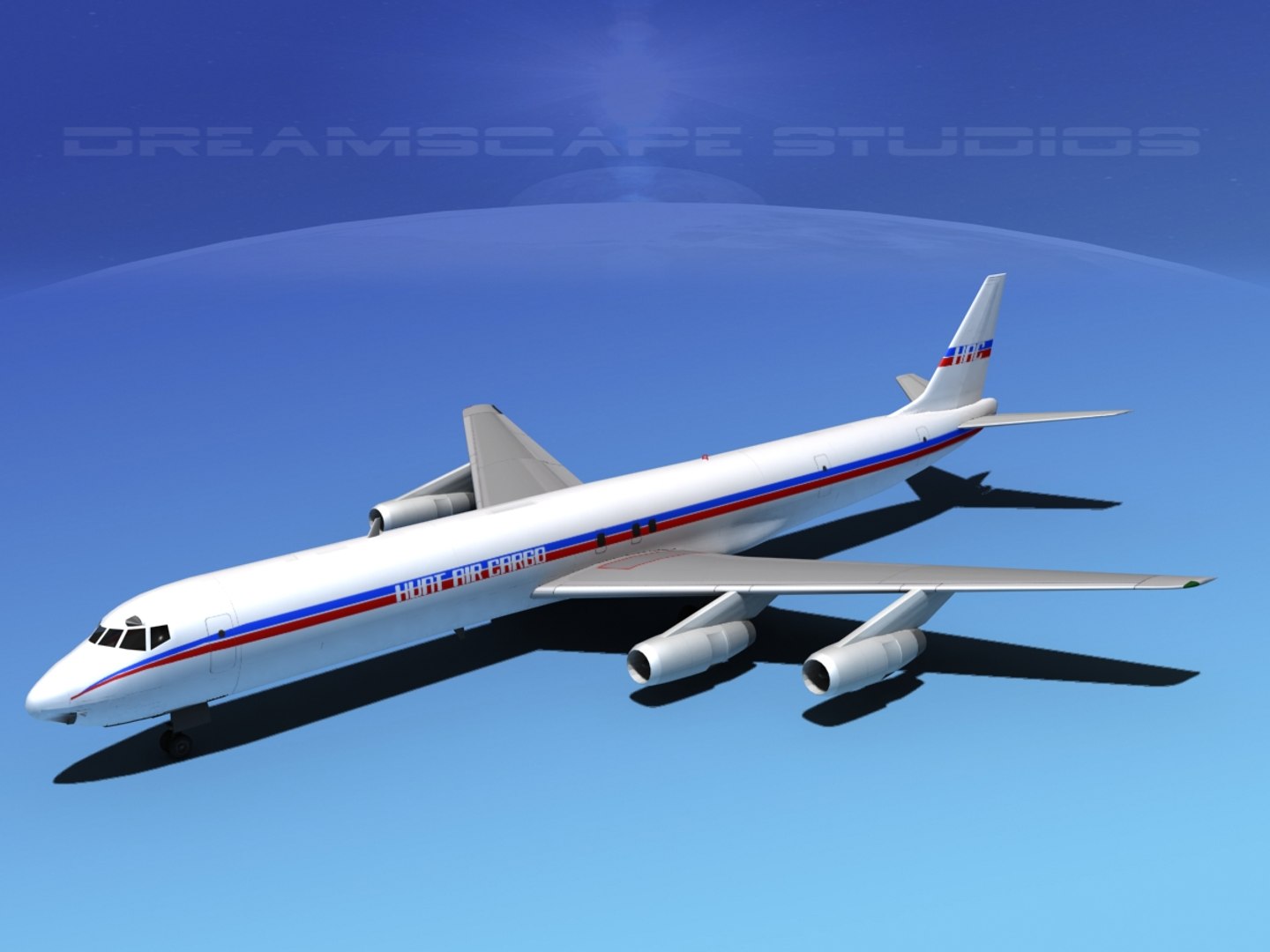 Douglas Dc-8 3d Dwg