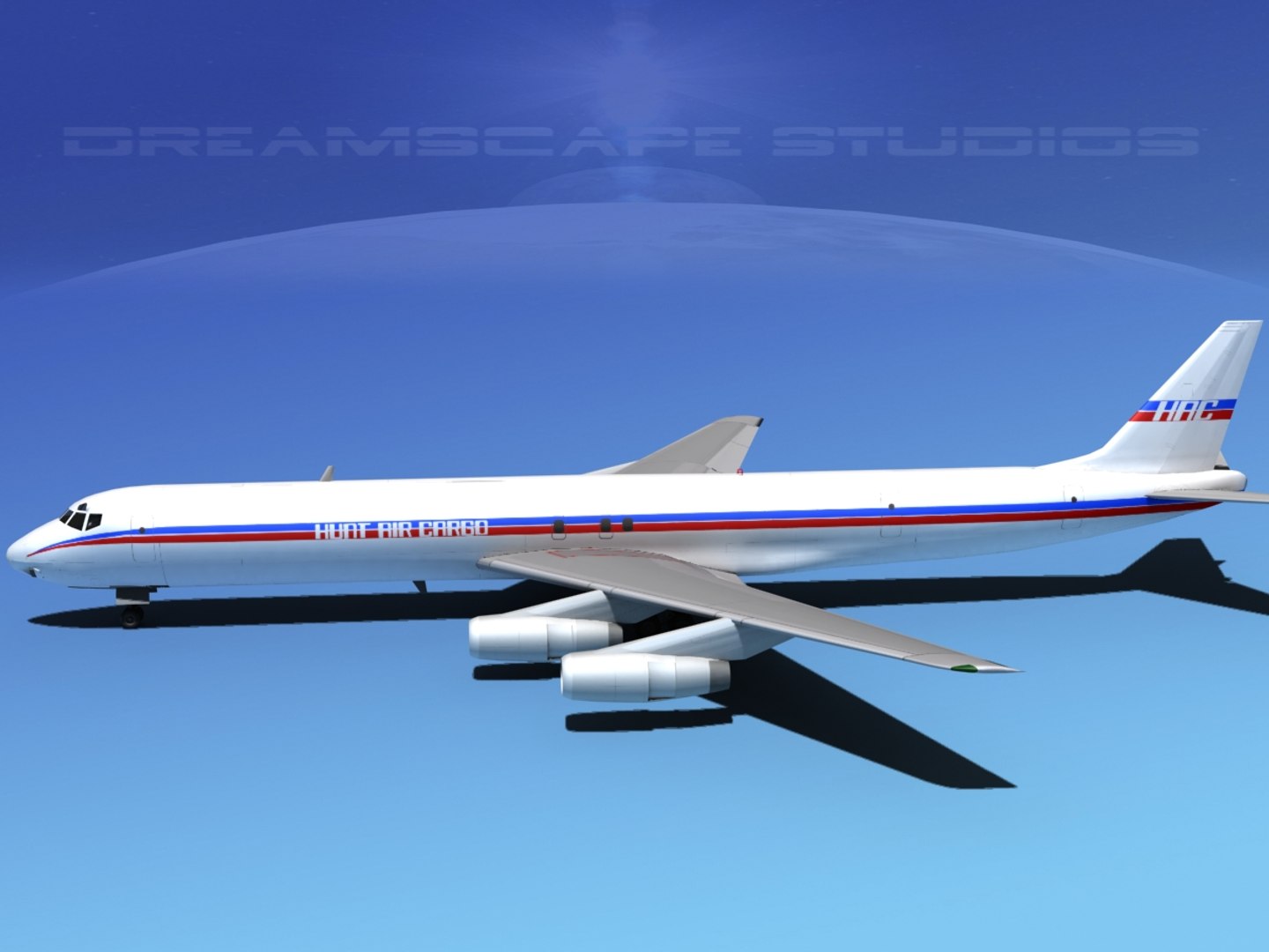 Douglas Dc-8 3d Dwg