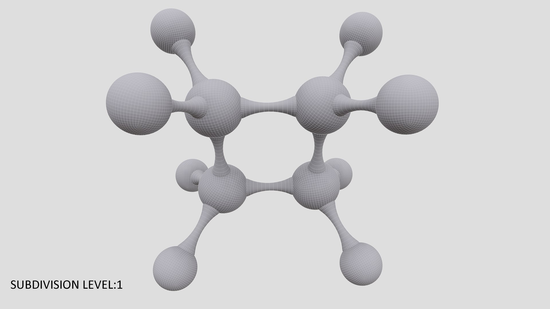 Cyclobutane Molecule With PBR 4K 8K Model - TurboSquid 1943225