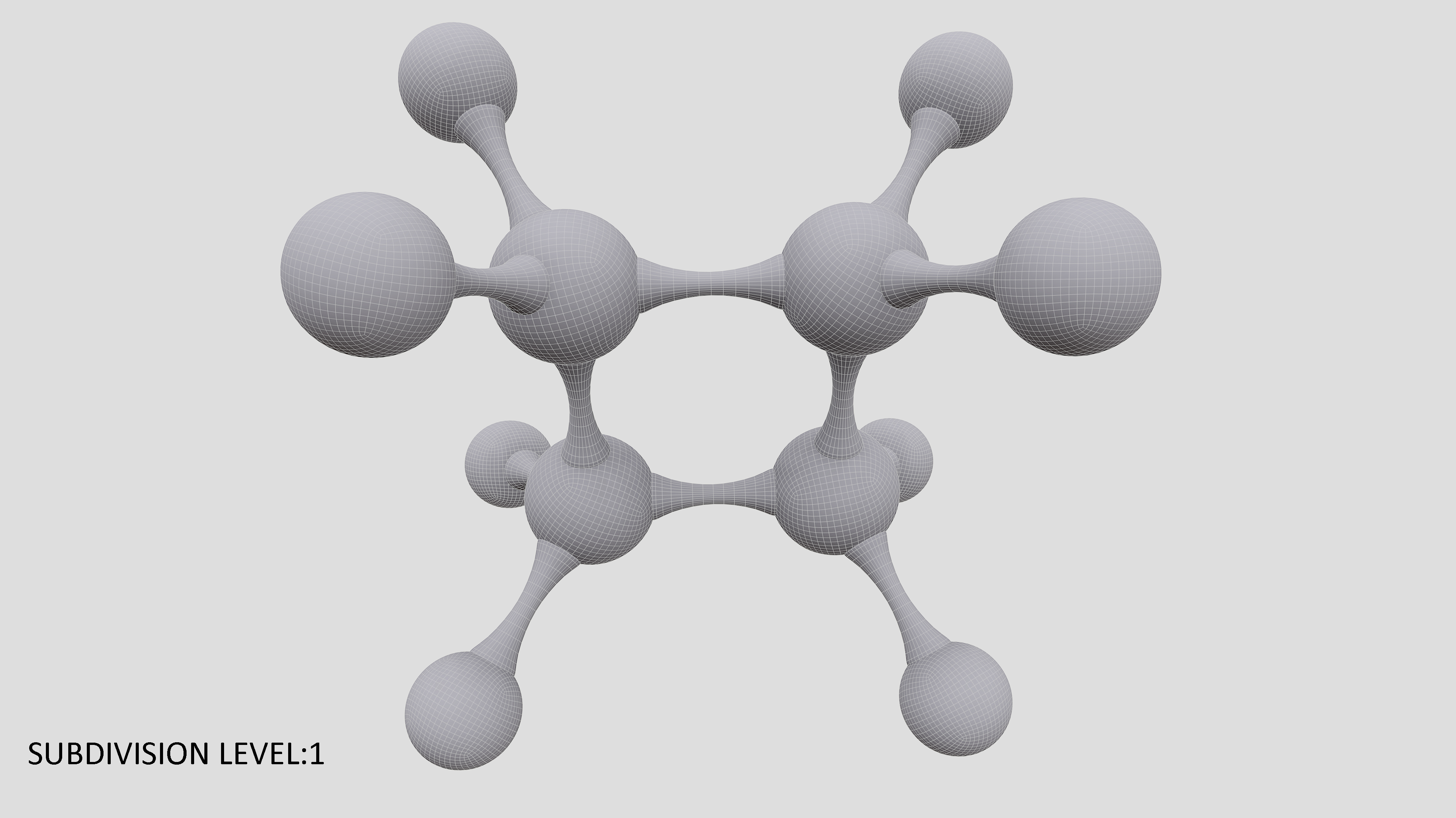 Cyclobutane Molecule With PBR 4K 8K model - TurboSquid 1943225