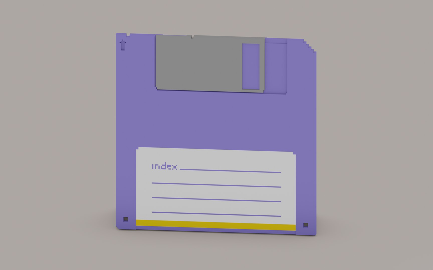 3D Floppy Disks Low Poly Voxel Art Set Model - TurboSquid 1947210