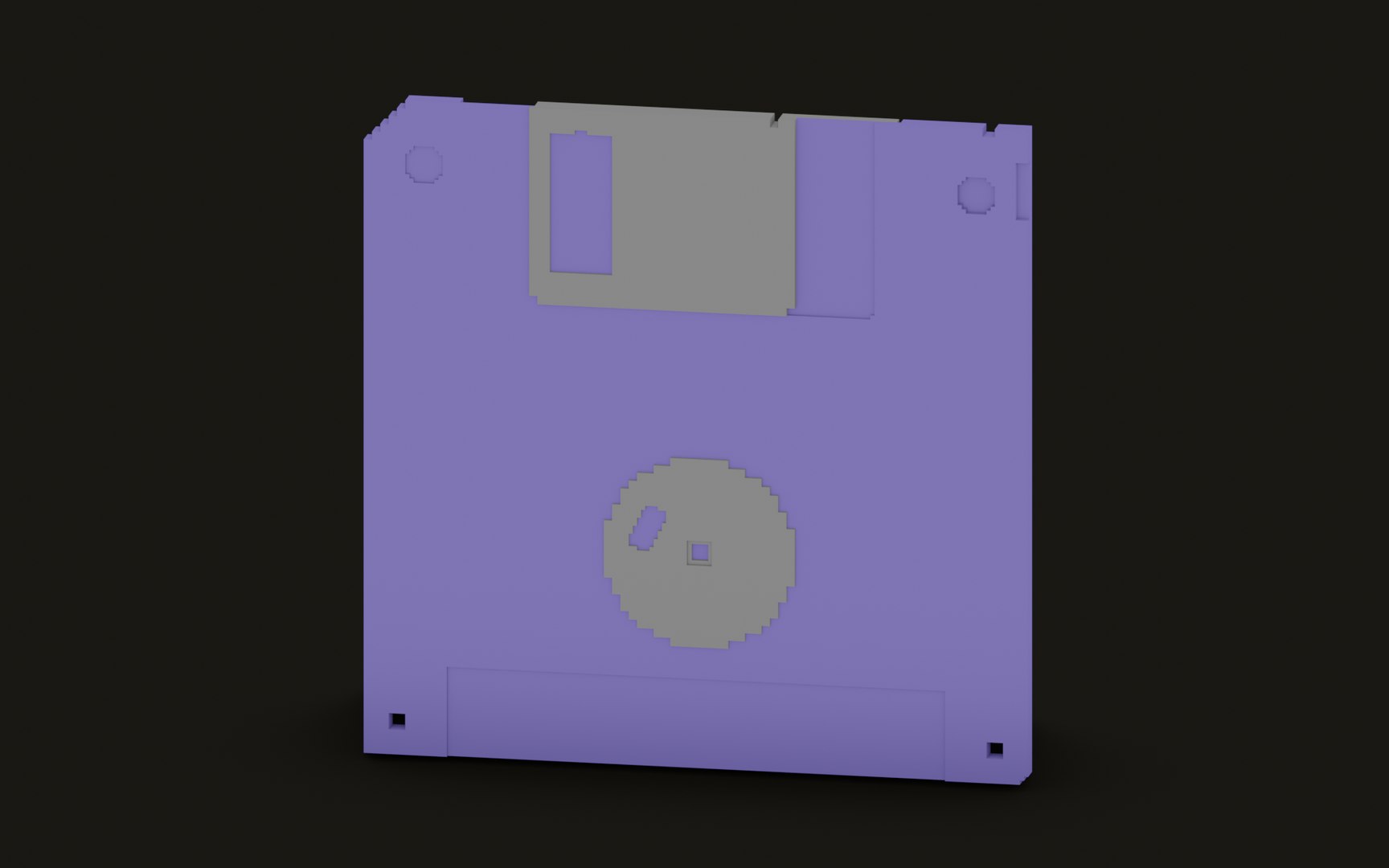 3D Floppy Disks Low Poly Voxel Art Set Model - TurboSquid 1947210