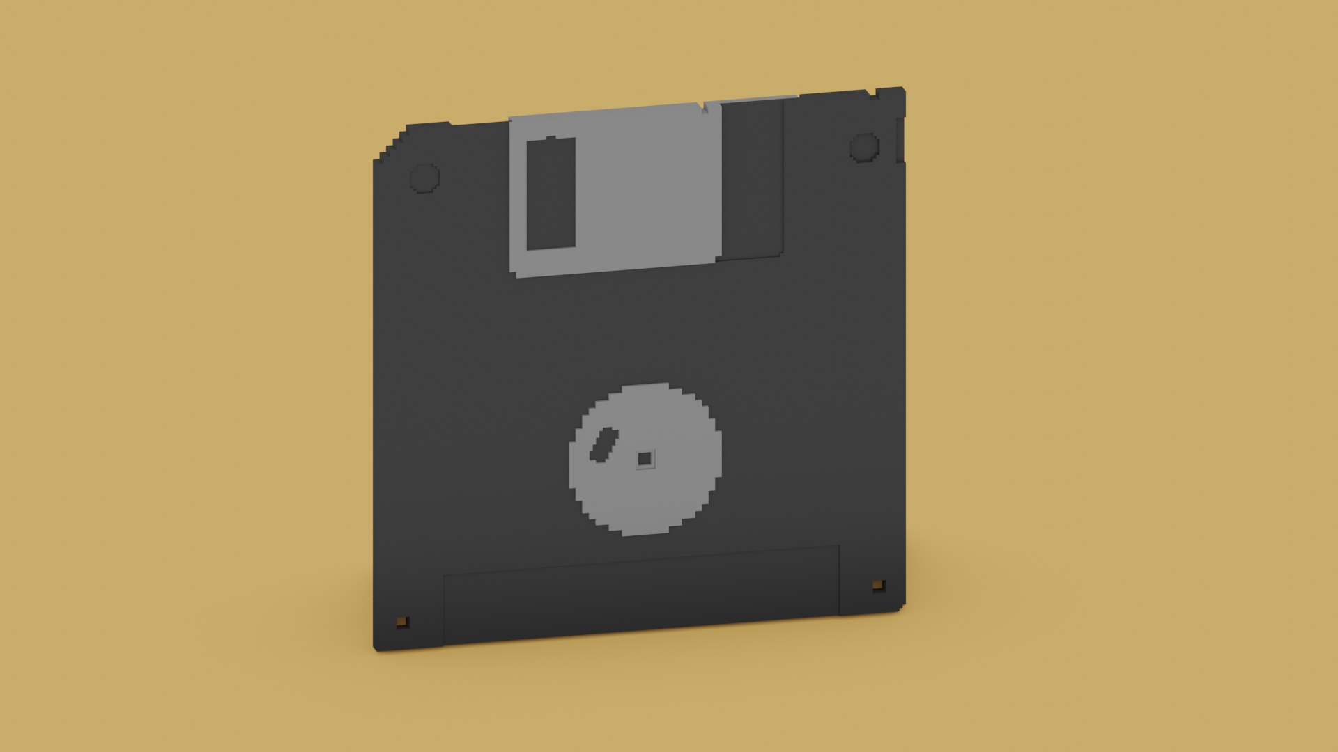 3D Floppy Disks Low Poly Voxel Art Set Model - TurboSquid 1947210