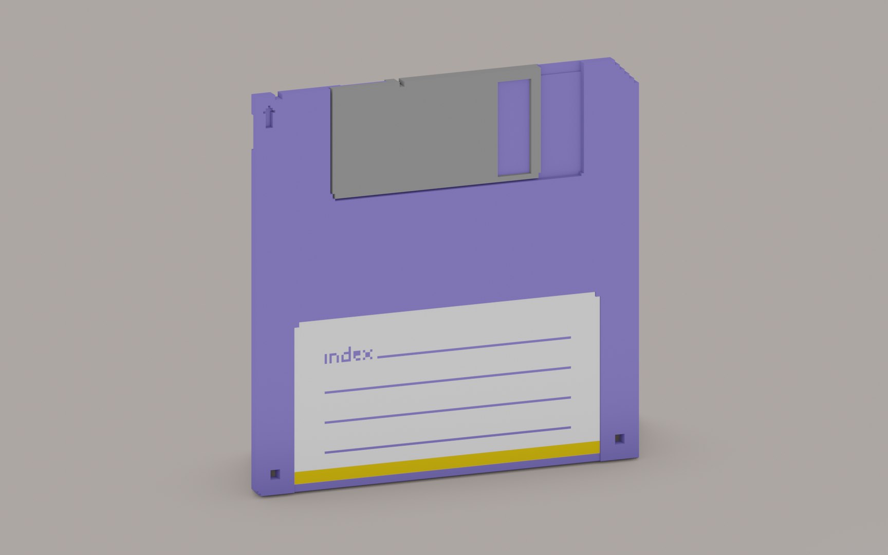 3D Floppy Disks Low Poly Voxel Art Set Model - TurboSquid 1947210