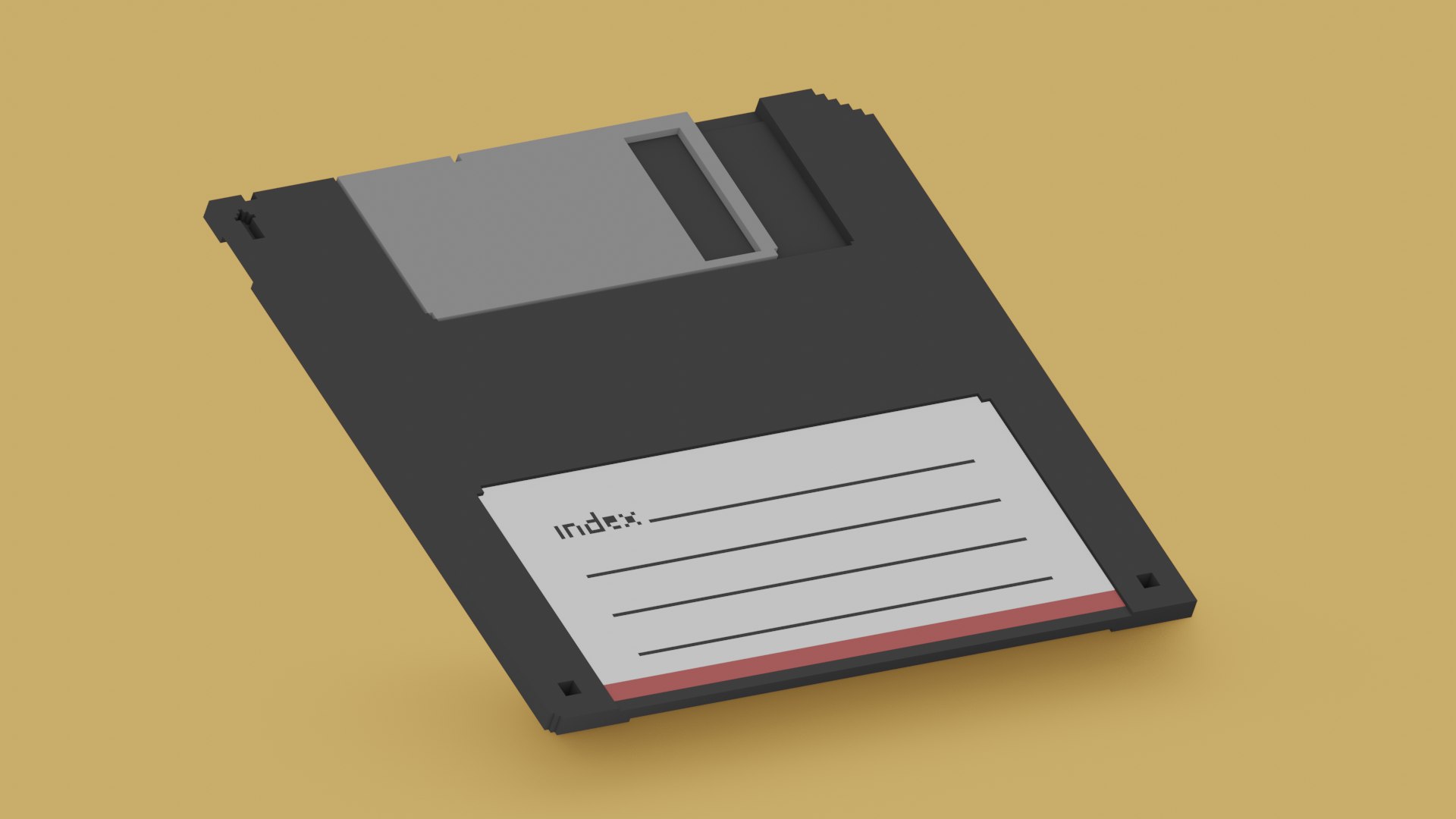 3D Floppy Disks Low Poly Voxel Art Set Model - TurboSquid 1947210