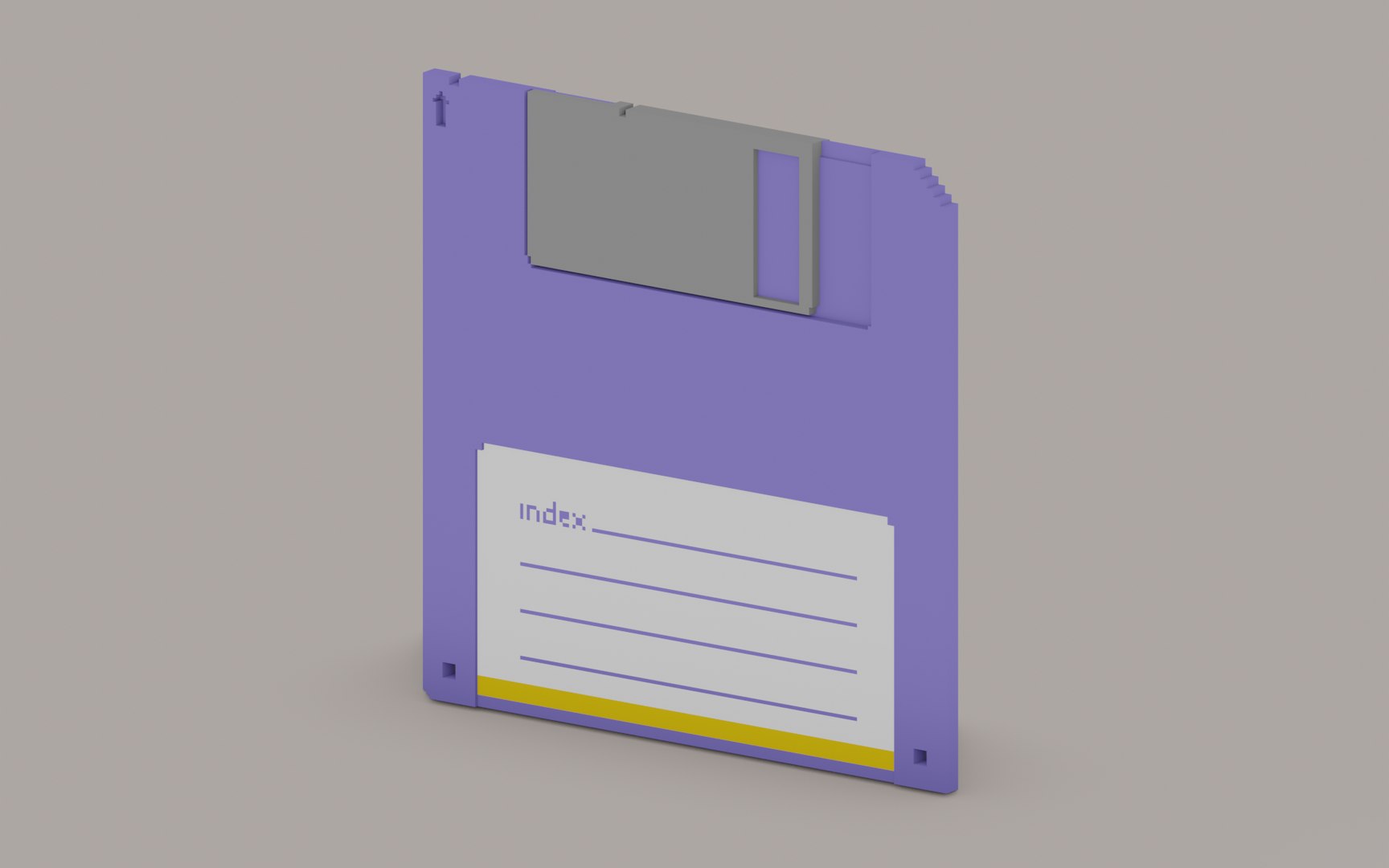 3D Floppy Disks Low Poly Voxel Art Set Model - TurboSquid 1947210