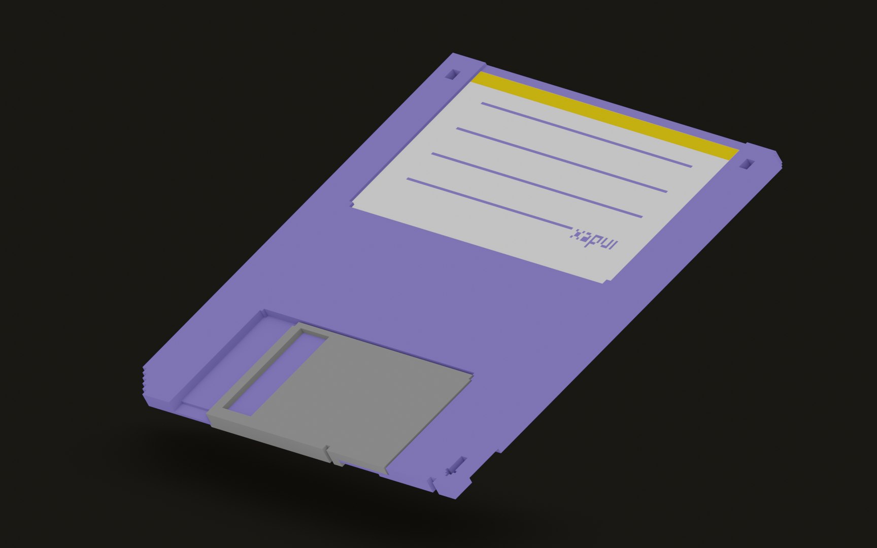 3D Floppy Disks Low Poly Voxel Art Set Model - TurboSquid 1947210