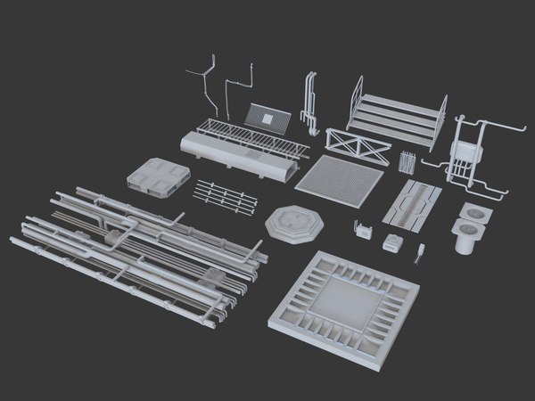 free greeble 3d model