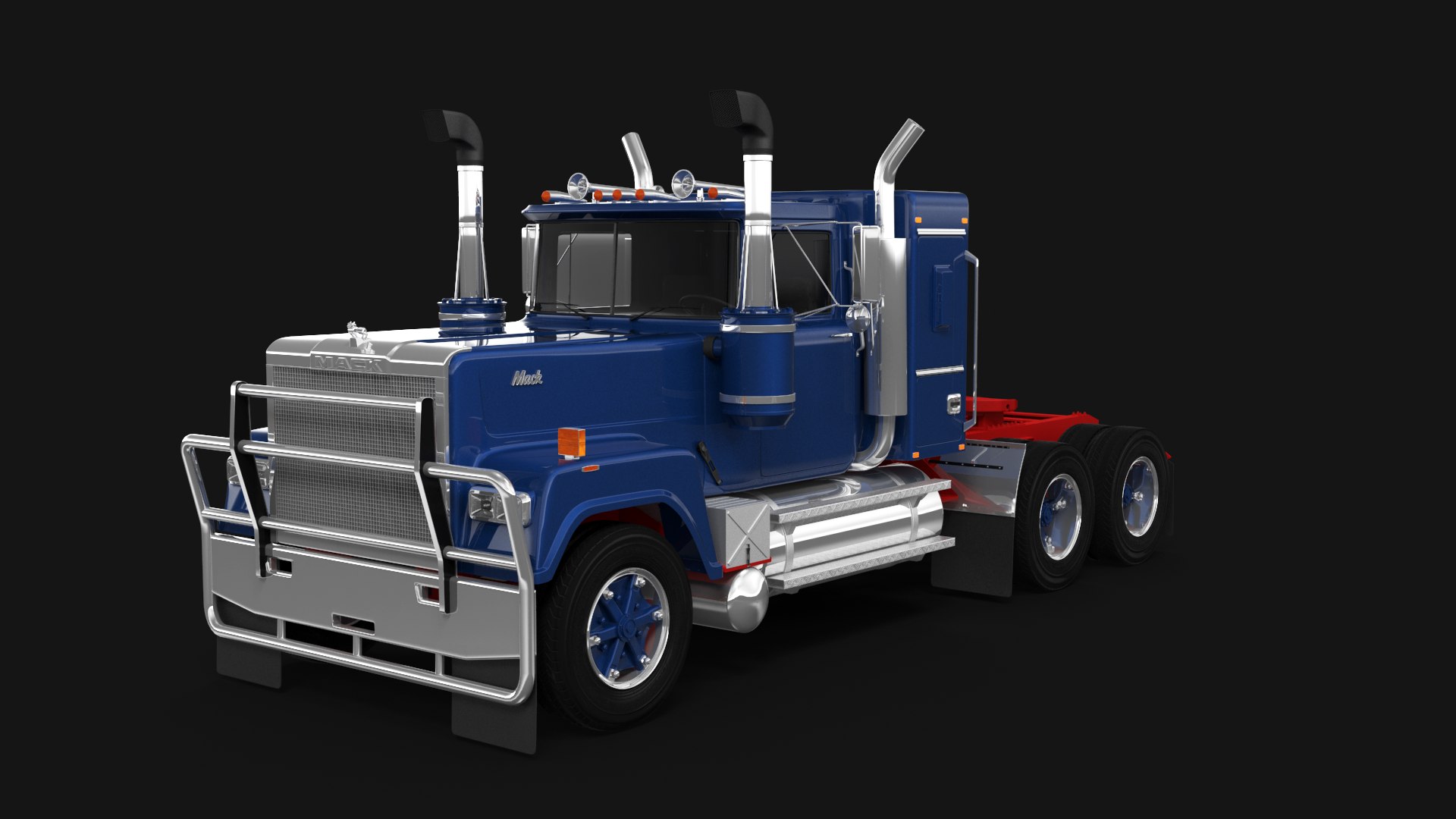 3D Mack Superliner and Trailers Collection - TurboSquid 1724937