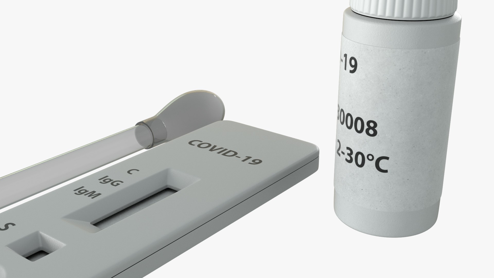 3D Covid Antibody Testing Kit Model - TurboSquid 1550586