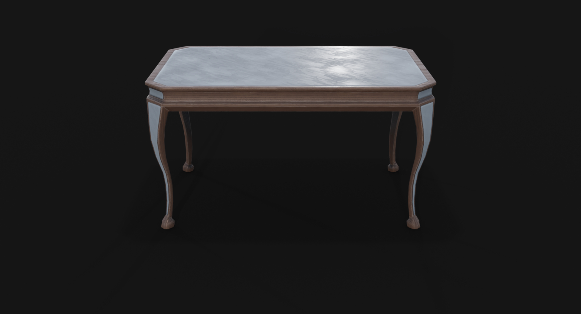 3D Small Wood Table - TurboSquid 1214945