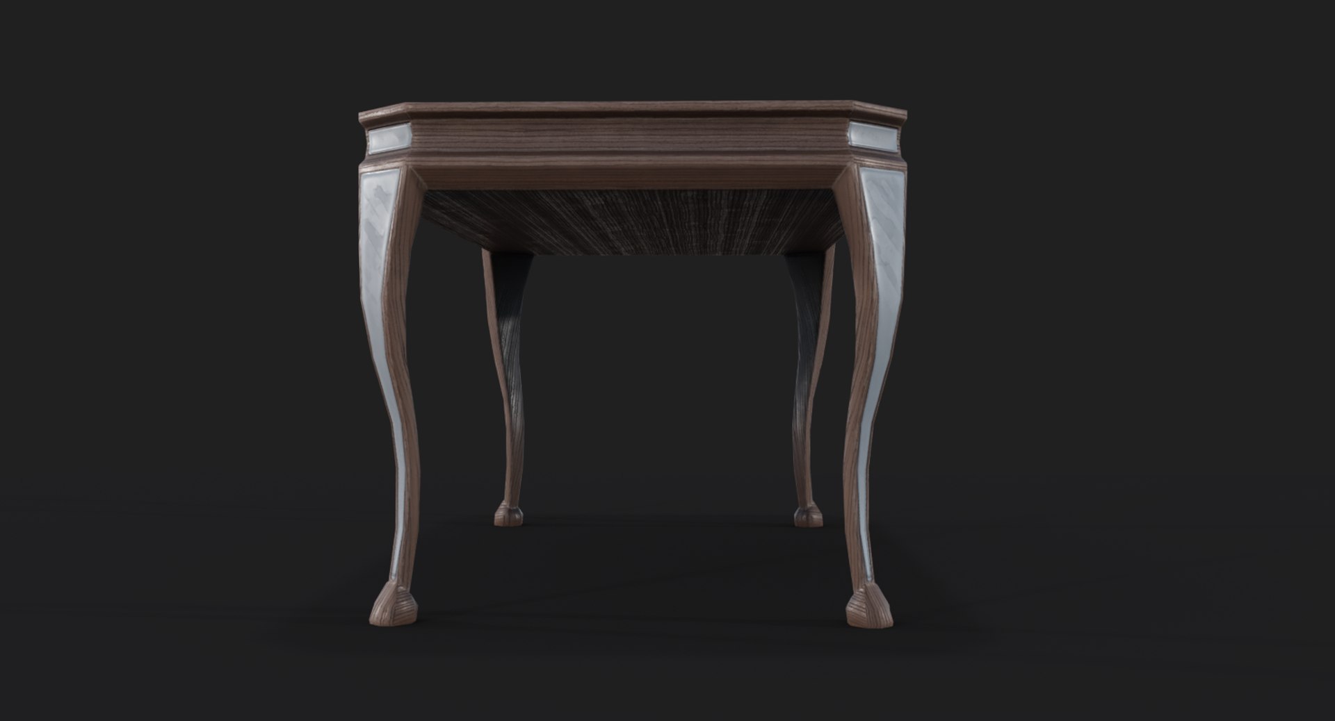 3D Small Wood Table - TurboSquid 1214945