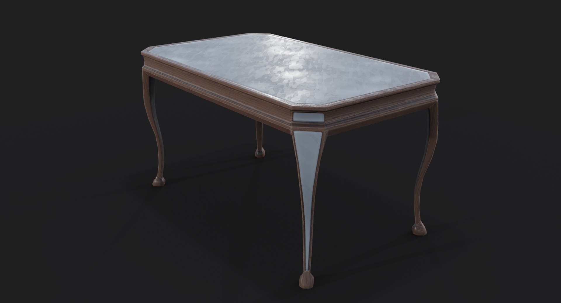 3D Small Wood Table - TurboSquid 1214945