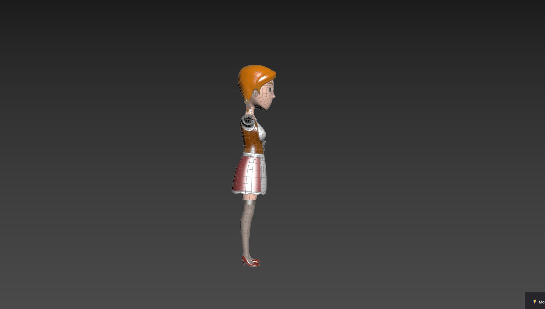 CartoonGirl031 Oktoberfest Girl 3D - TurboSquid 2008947