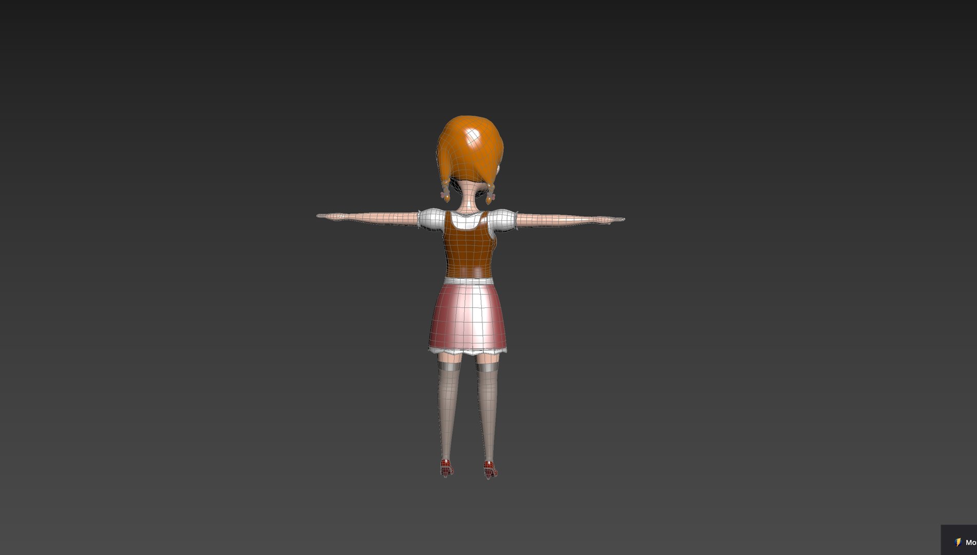 CartoonGirl031 Oktoberfest Girl 3D - TurboSquid 2008947