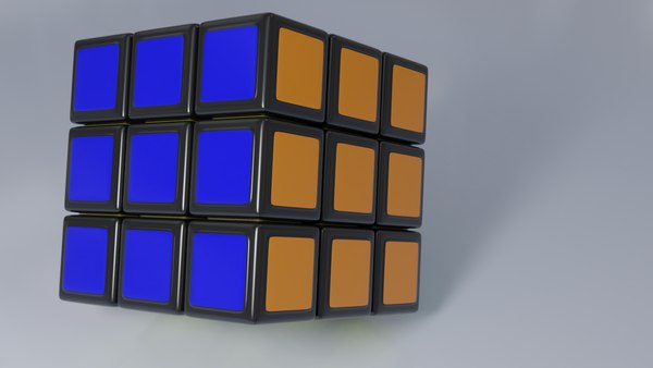 3D Rubiks Cube black - TurboSquid 1774980