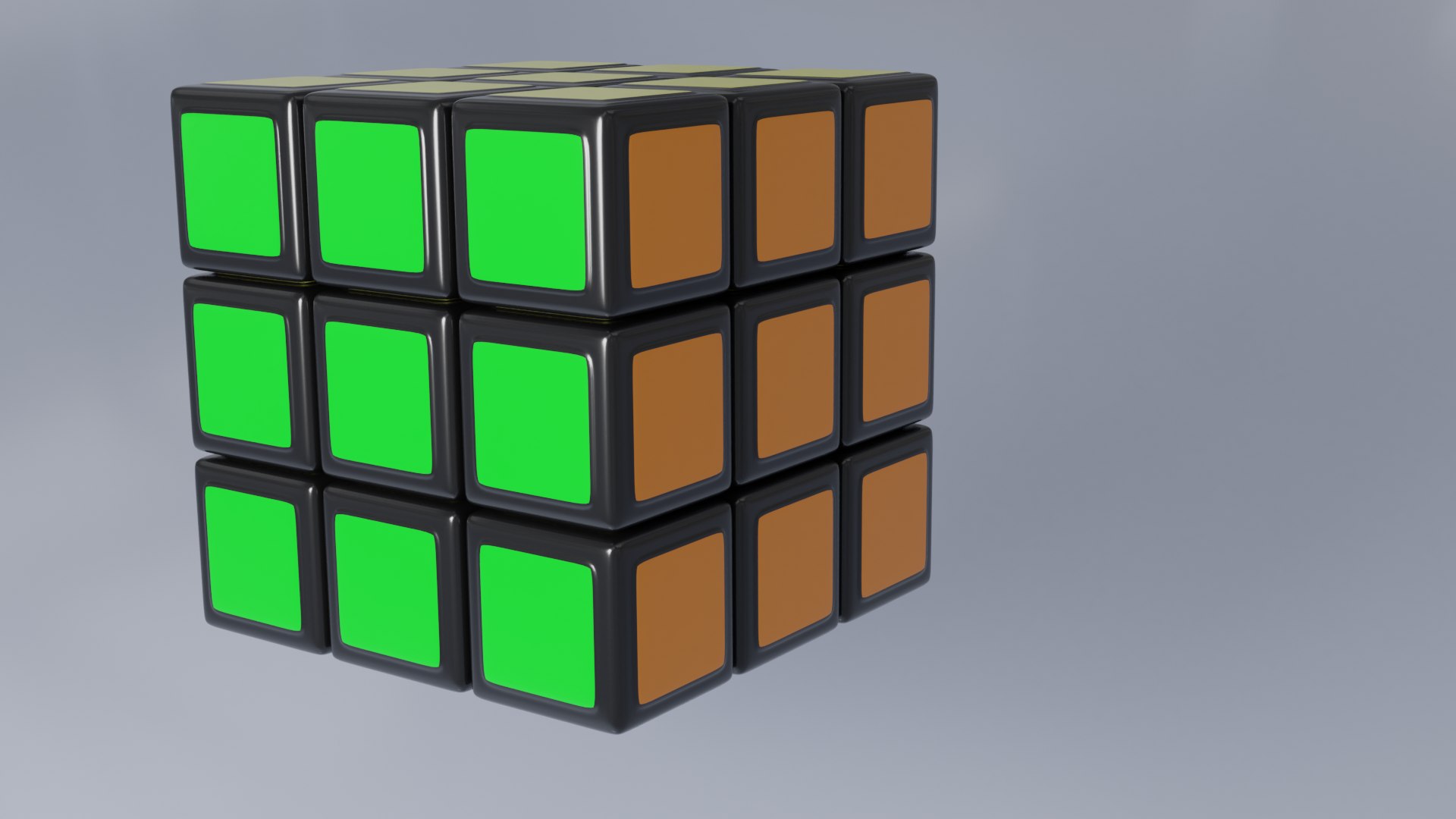3D Rubiks Cube black - TurboSquid 1774980