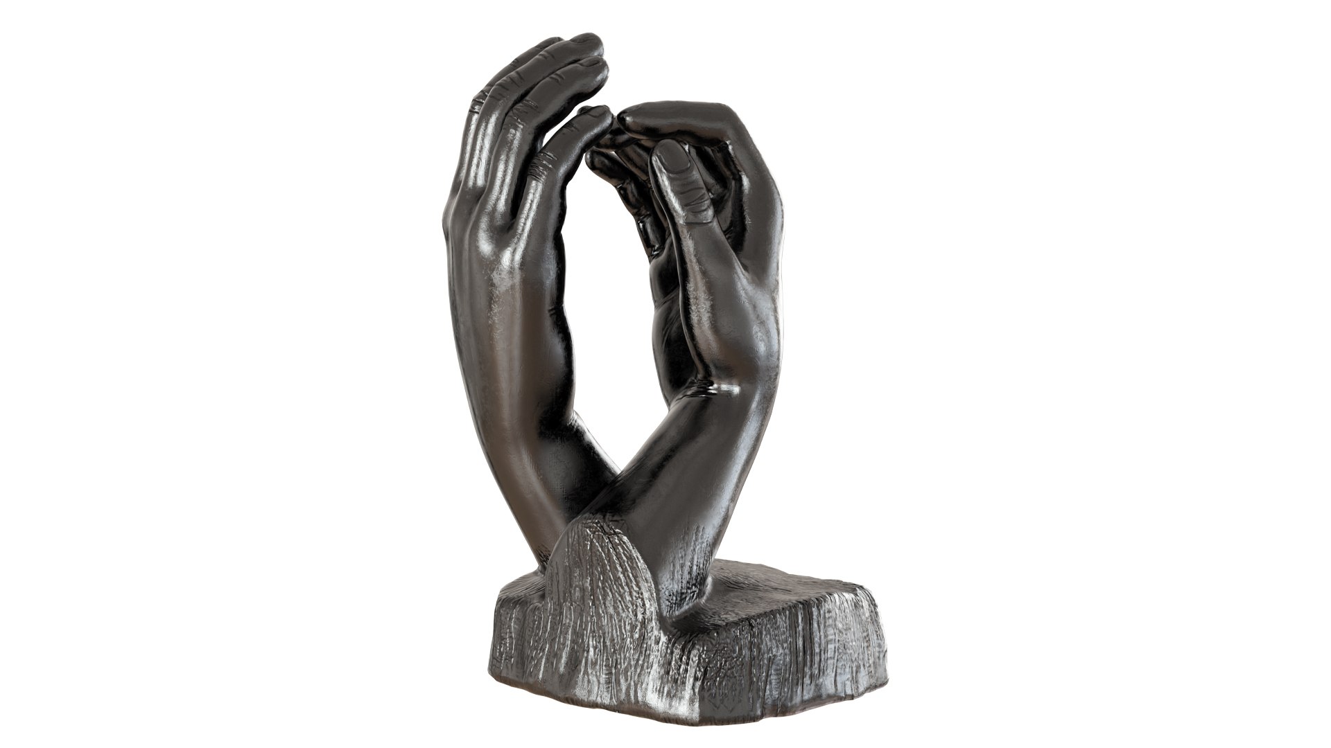 Sculpture Two Hands By Auguste Rodin Model - TurboSquid 2077595