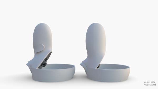 3D Oculus Quest 2 Controller model - TurboSquid 1870996