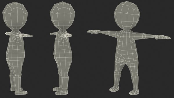 Stickman Rigged for Modo 3D model - TurboSquid 1915643