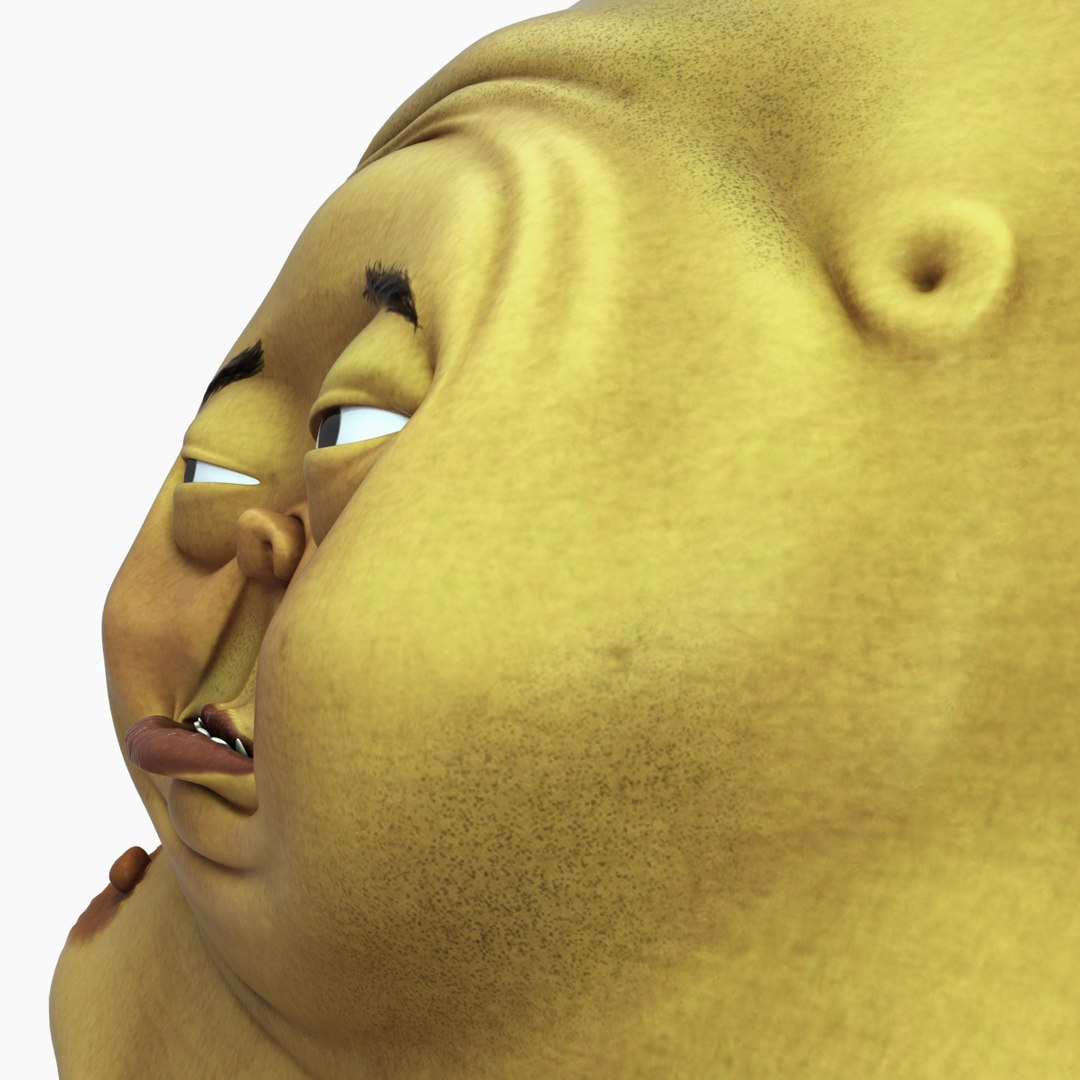 3d fbx wrestler fat sumo