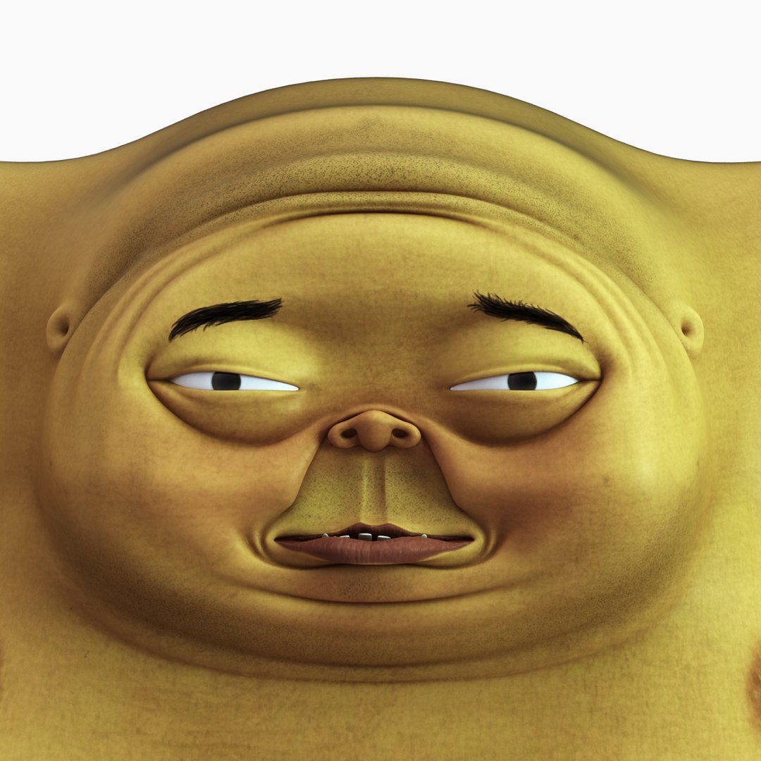 3d fbx wrestler fat sumo