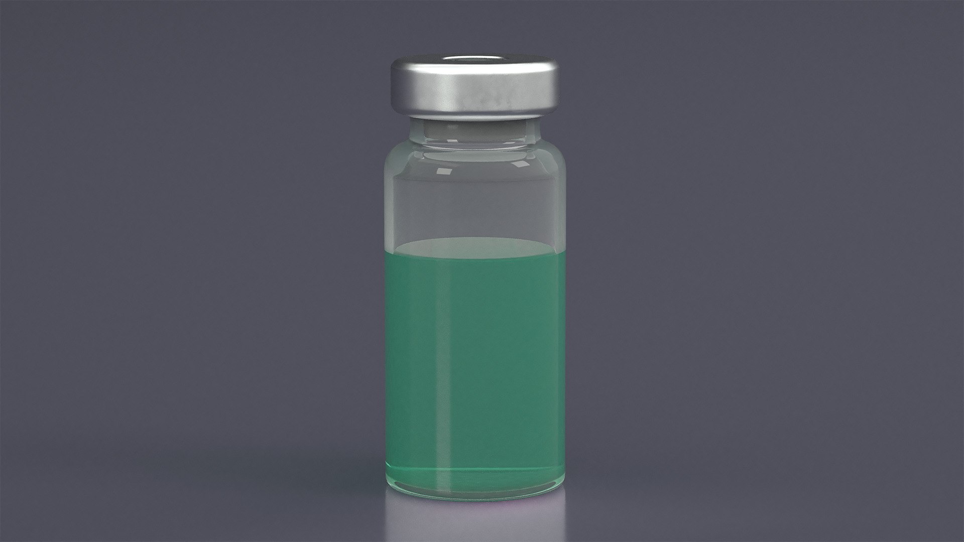 Medicine Sterile Vial 10ml Green 3D - TurboSquid 2210633