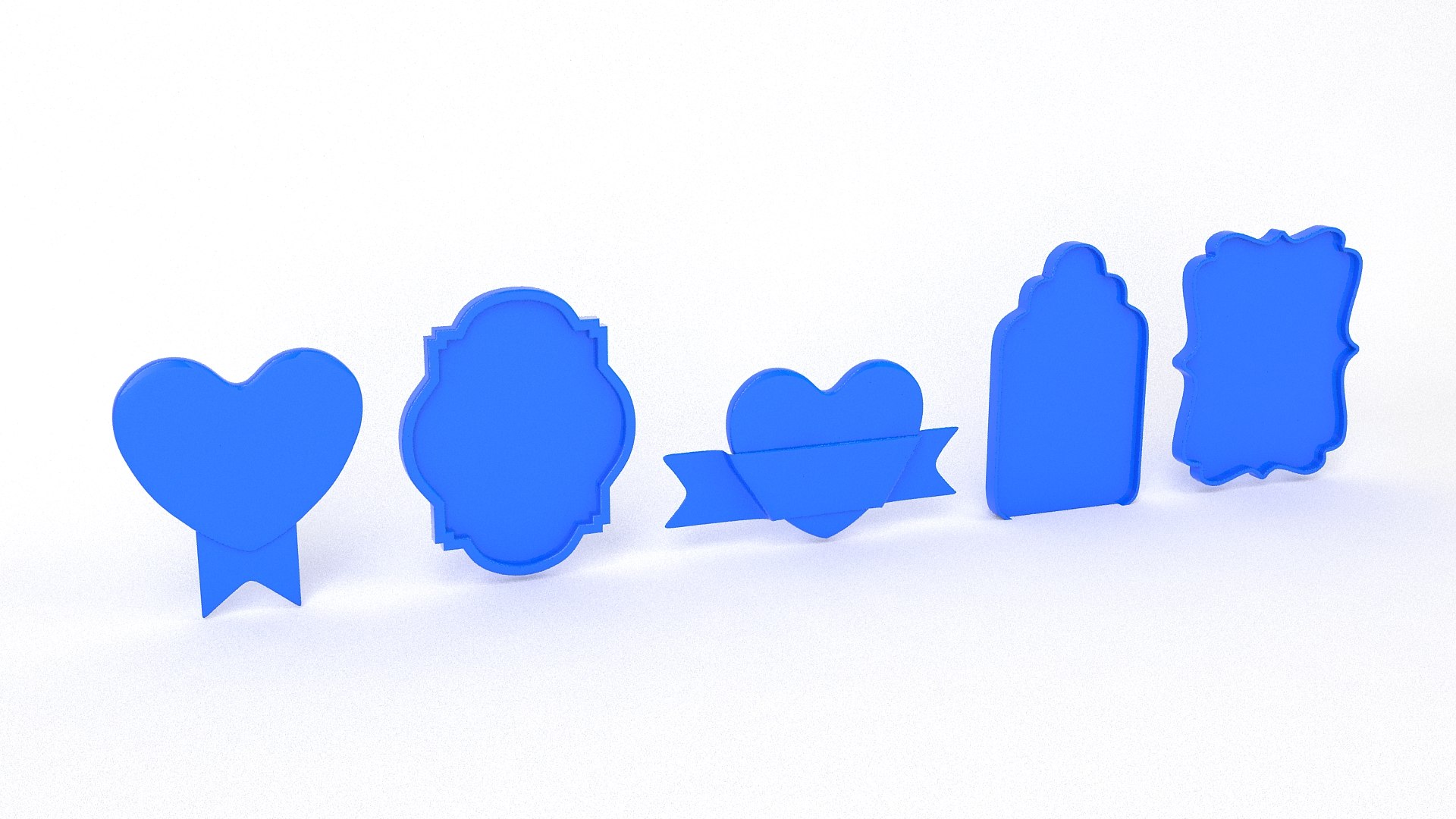 Text Frames 3D Model - TurboSquid 1904724