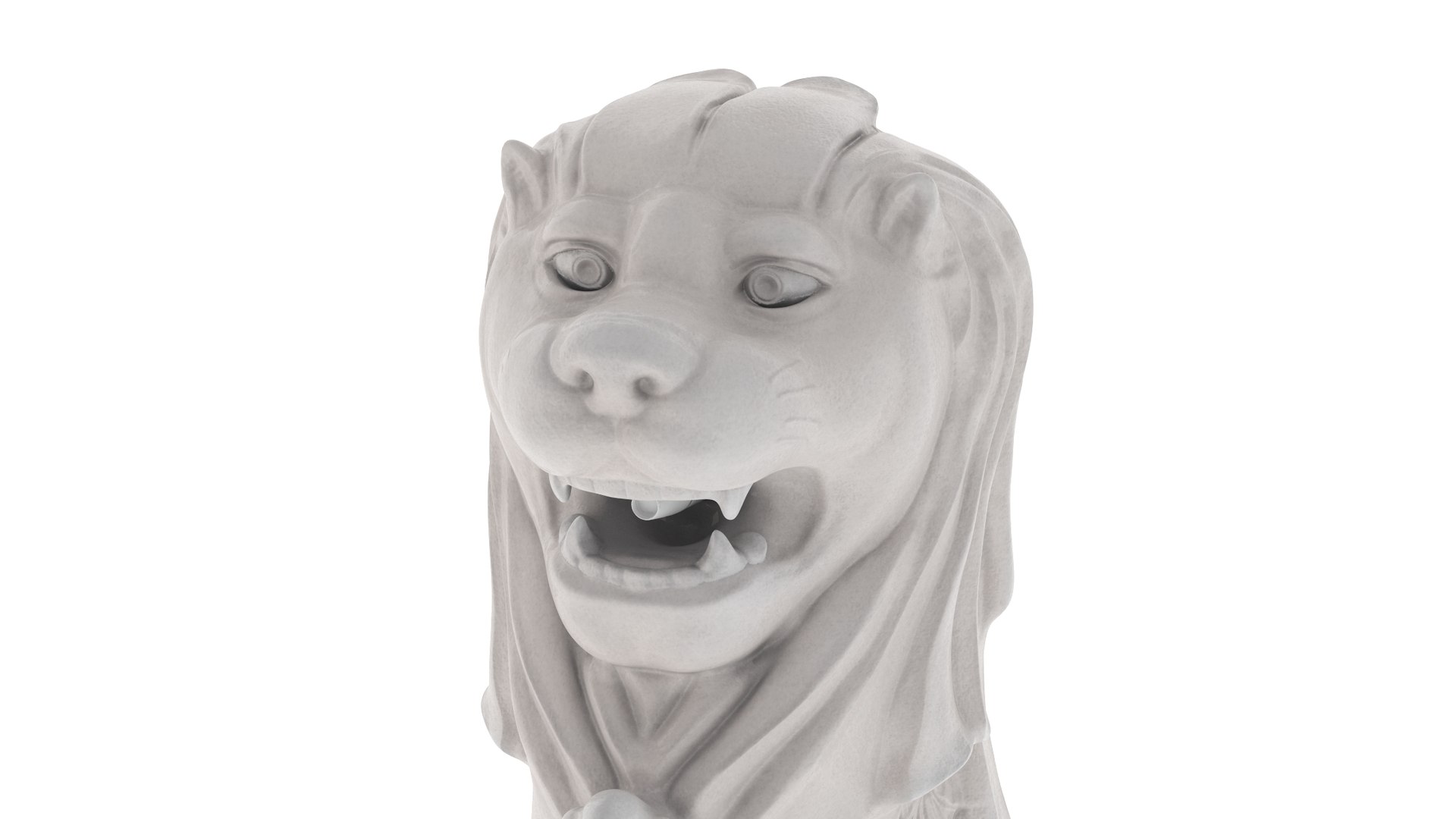 3D Model Merlion Statue - TurboSquid 1760558