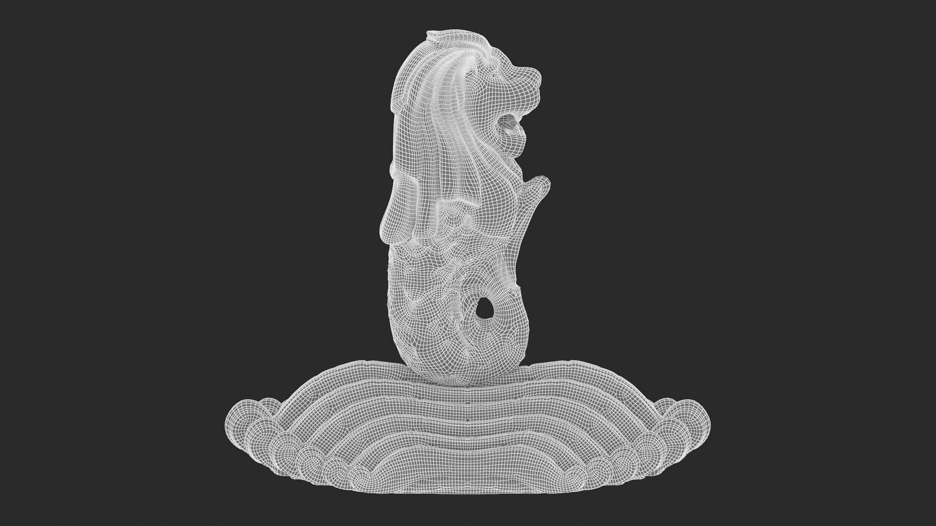 3D Model Merlion Statue - TurboSquid 1760558
