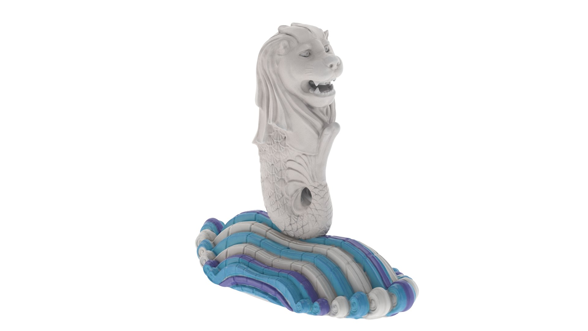 3D Model Merlion Statue - TurboSquid 1760558