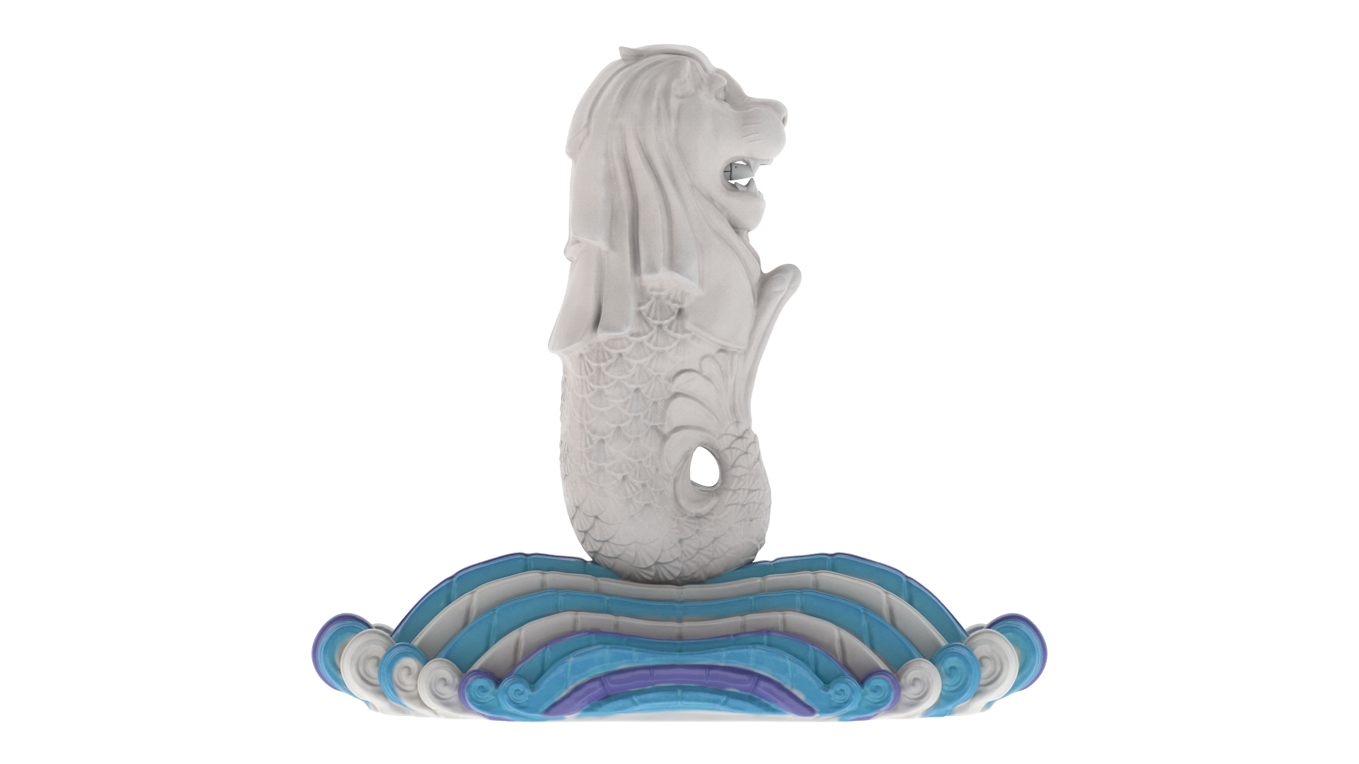 3D Model Merlion Statue - TurboSquid 1760558