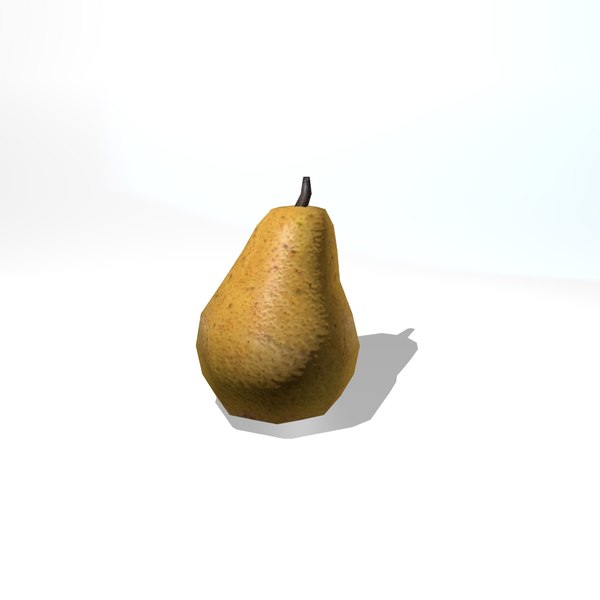 3d model fruits pear
