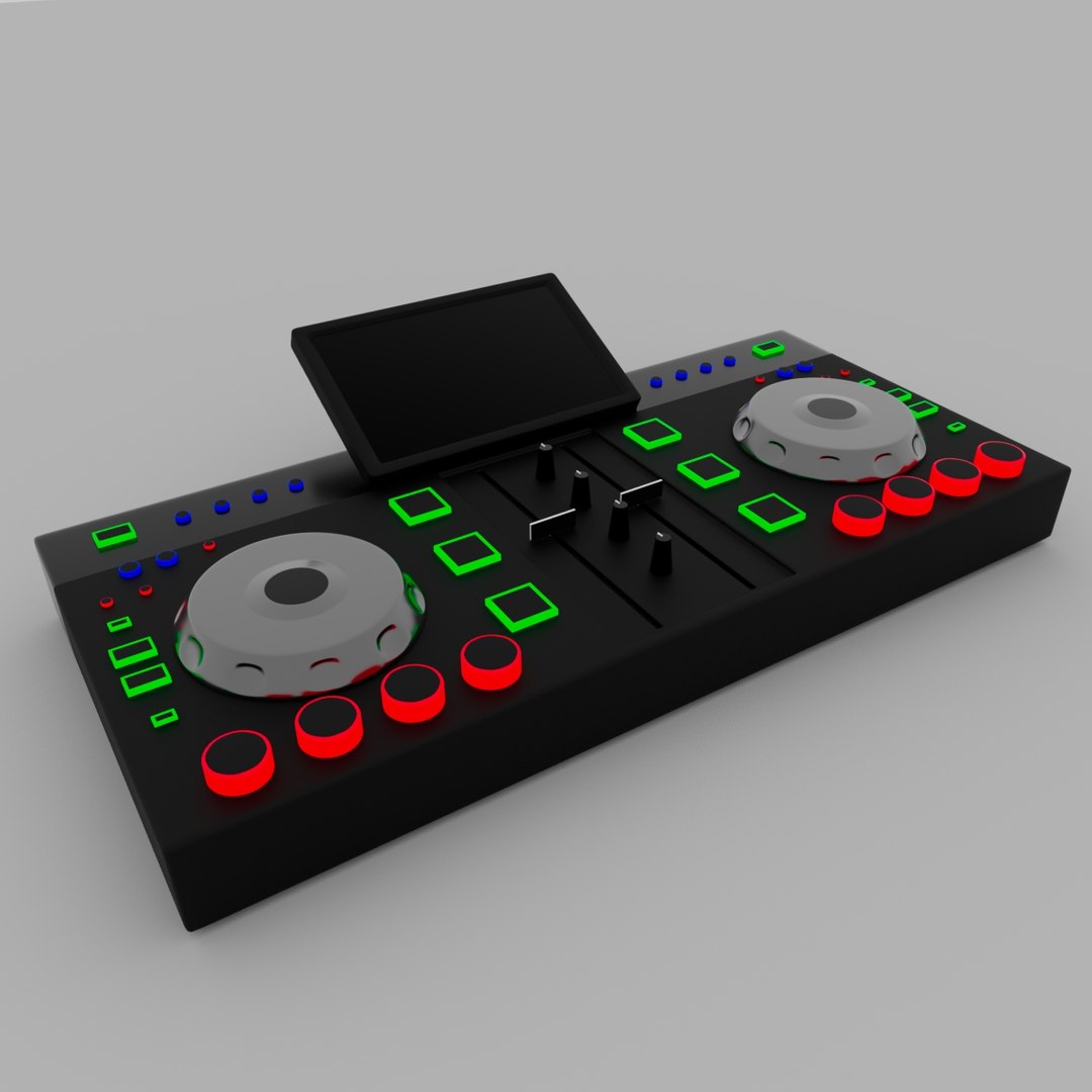3D Model DJ Controller - TurboSquid 2014613