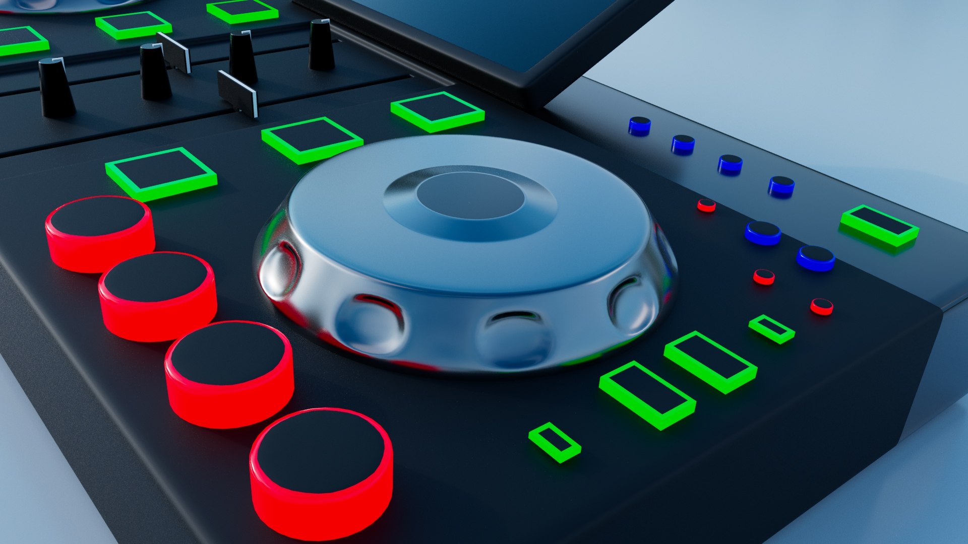 3D Model DJ Controller - TurboSquid 2014613