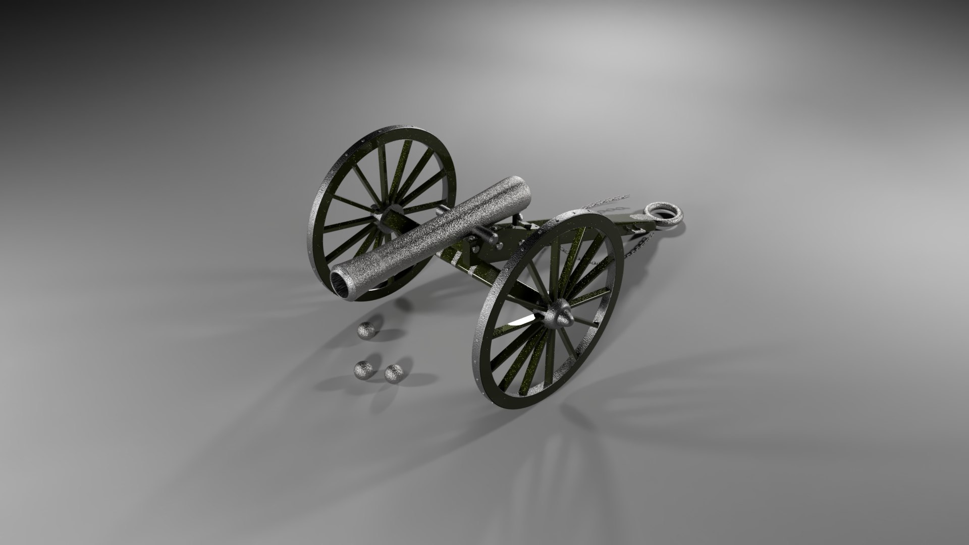 3D medieval field gun - - TurboSquid 1504852